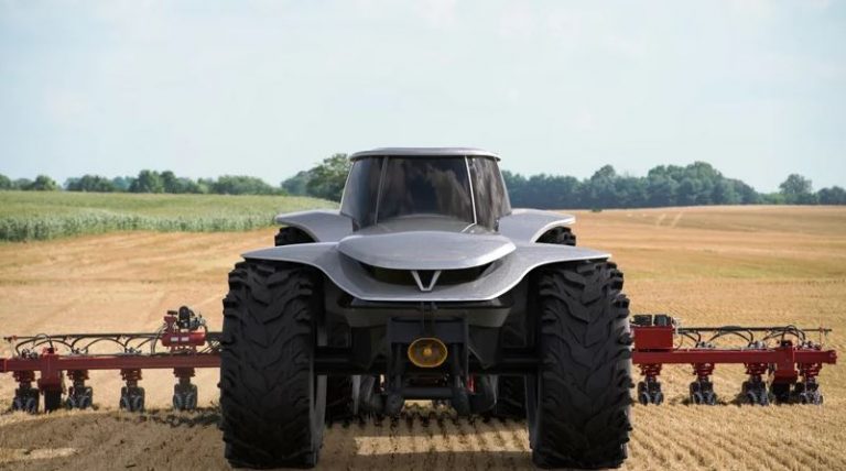 Lorenzo Mariotti imagina el tractor del futuro como un monstruo eléctrico